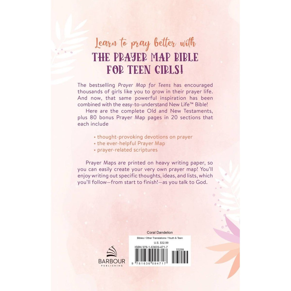 The Prayer Map Bible for Teen Girls - Miles and Bishop