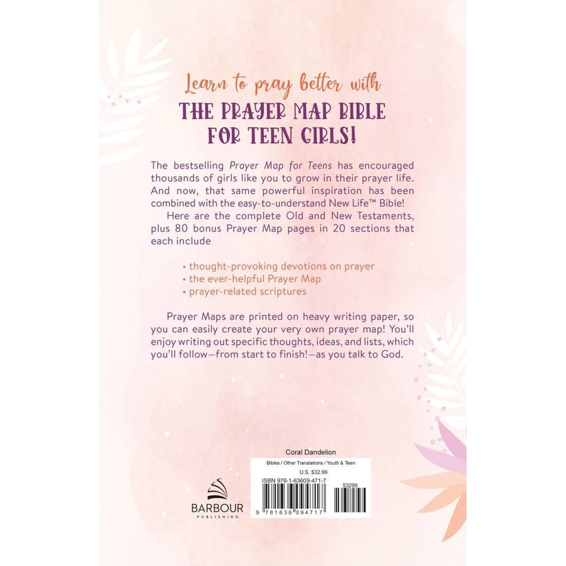 The Prayer Map Bible for Teen Girls - Miles and Bishop